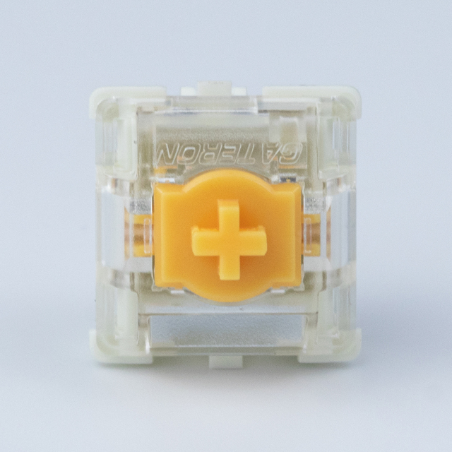 GATERON KS-20 Dual-Rail Magnetic Orange Keyboard Switches, Linear ...