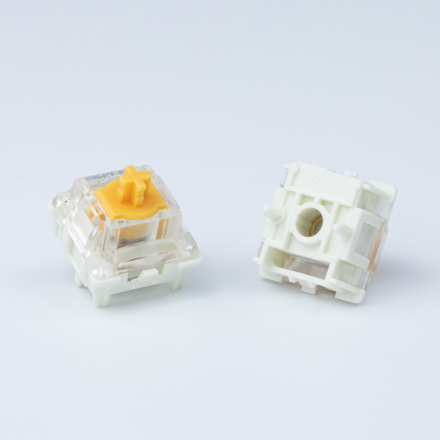 GATERON KS-20 Dual-Rail Magnetic Orange Keyboard Switches, Linear ...