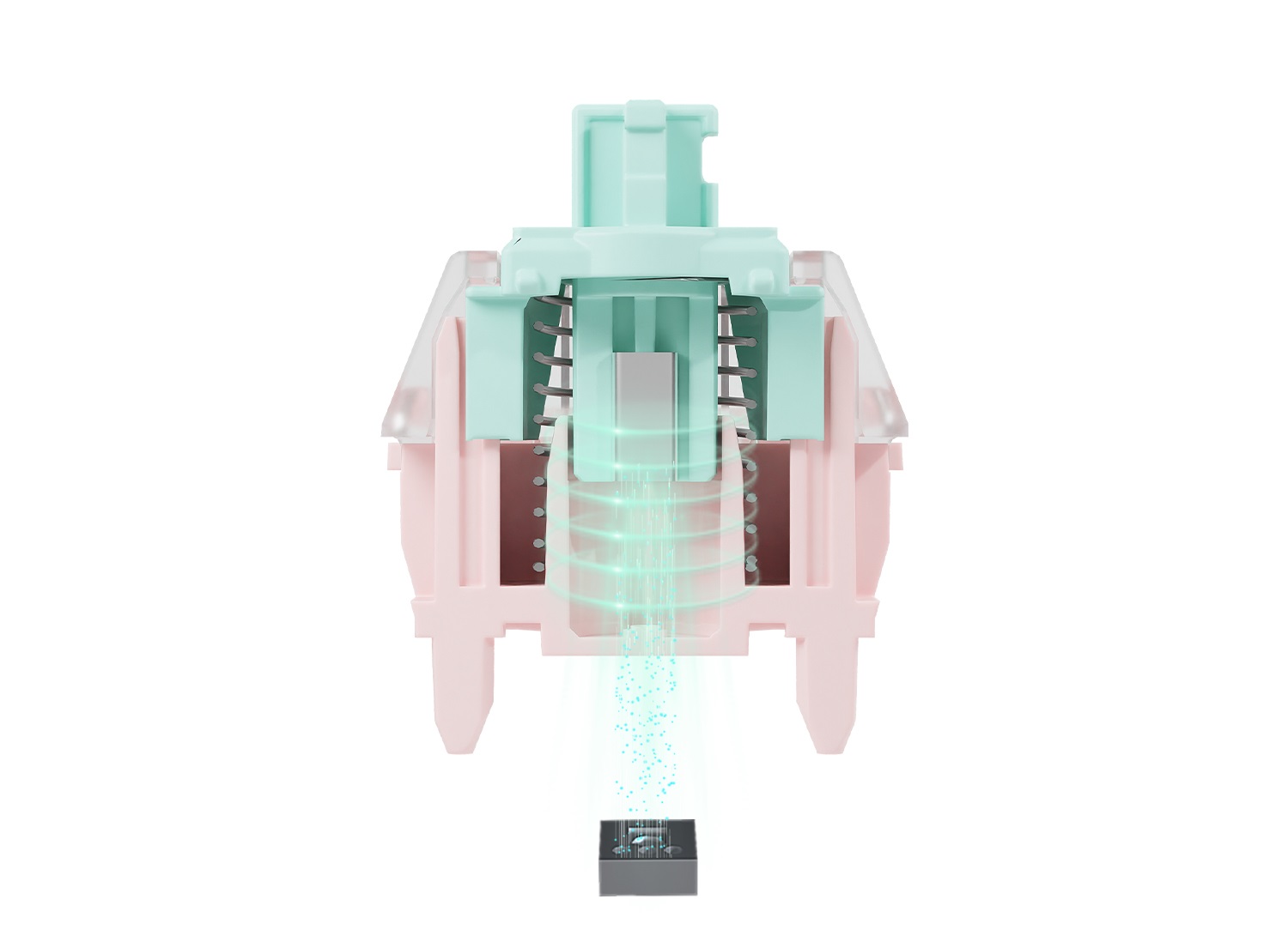 GATERON Dual-rail Magnetic Jade Mini E HE Switch