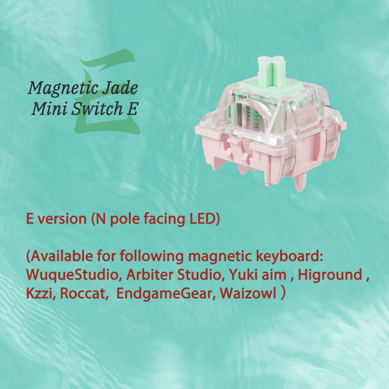 GATERON Dual-rail Magnetic Jade Mini E Switch