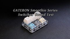 GATERON Smoothie Silver Switch Full POM Material 5pin 45gf RGB SMD Set ...