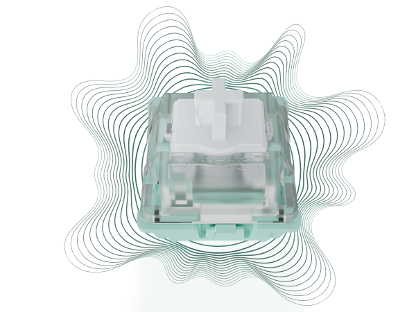 GATERON KS-20 Magnetic White HE Switch Set