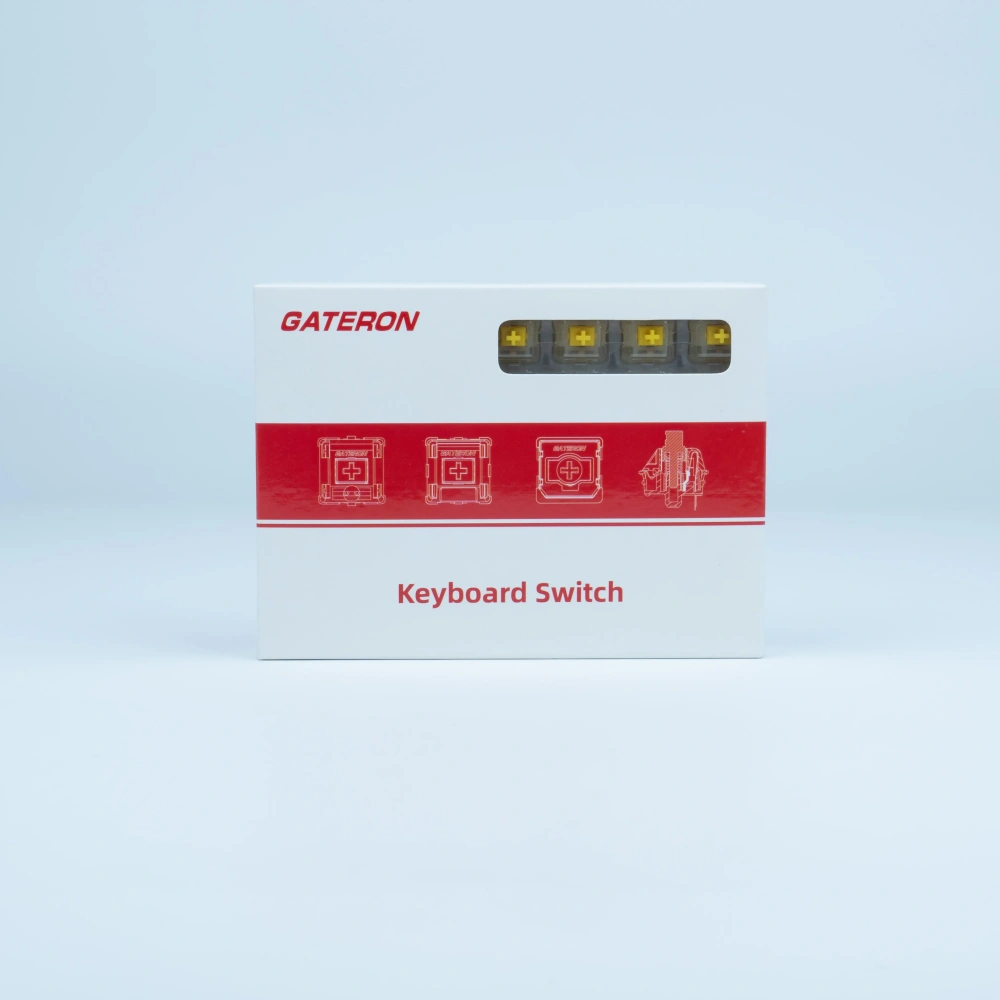 Gateron KS-3X1 Milky Yellow Red Pro Switch Set