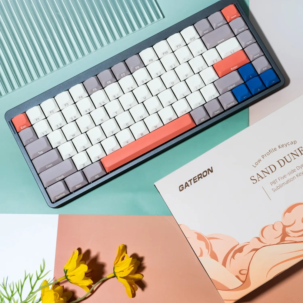 Gateron Low Profile Dye-Sub PBT Full Keycap Set Nature Series