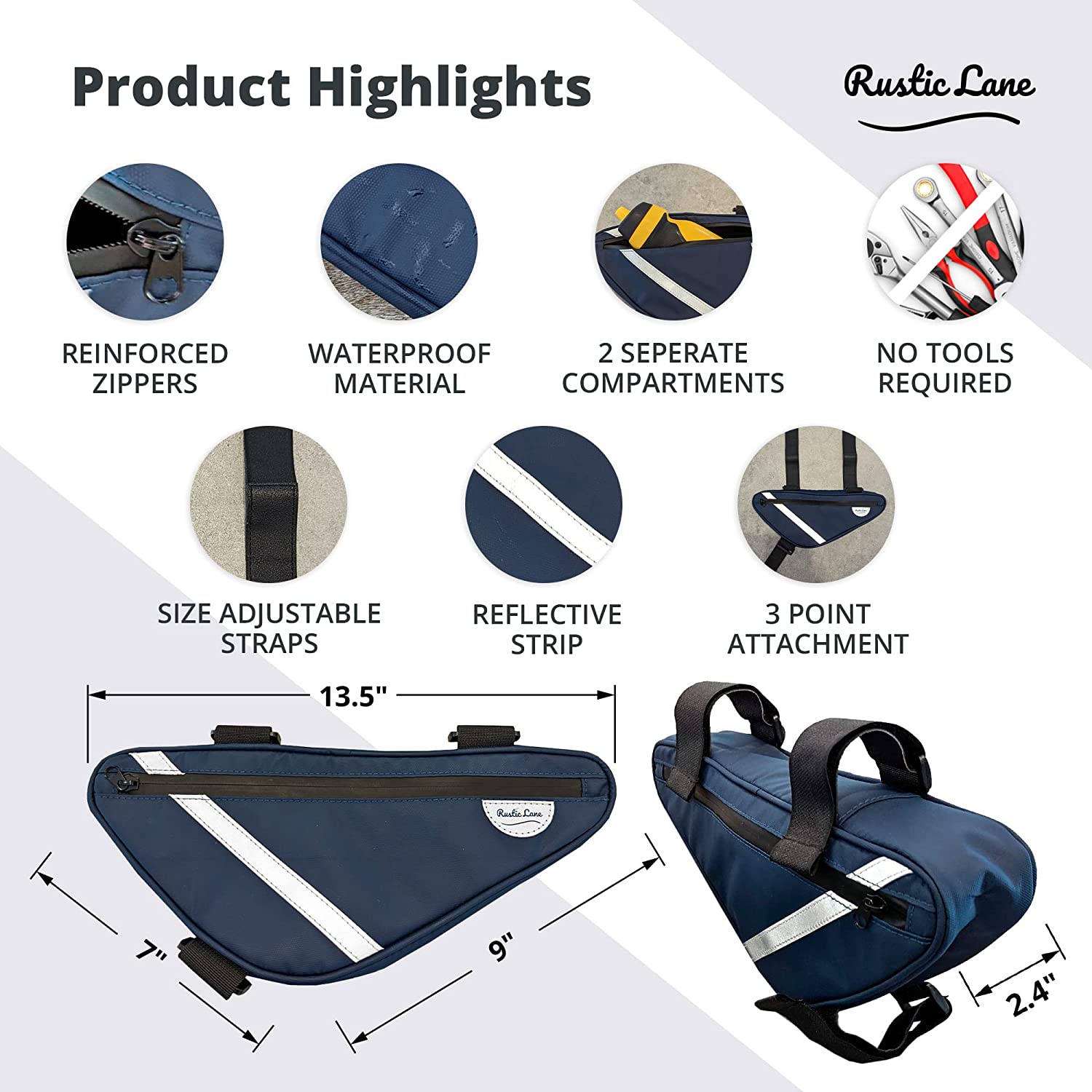 Bike Frame Bag,Waterproof dry bag&phone bag&bicycle bag&backpack