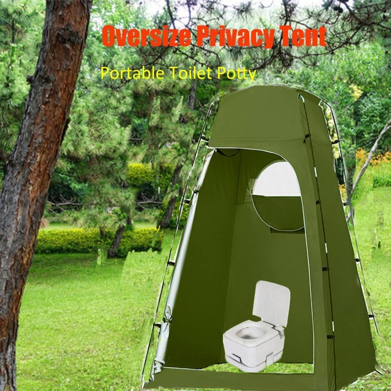 Oversize Camping Shower Tent,Awning Tarp&Tent