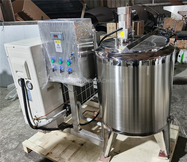 Milk cooling tank 100-10000l stainless steel raw milk cooler storage ...