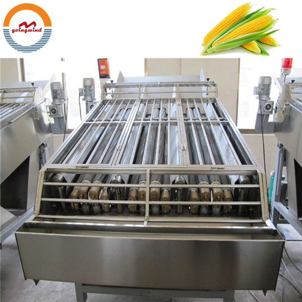 Automatic sweet corn peeling husking machine industrial fresh corn ...