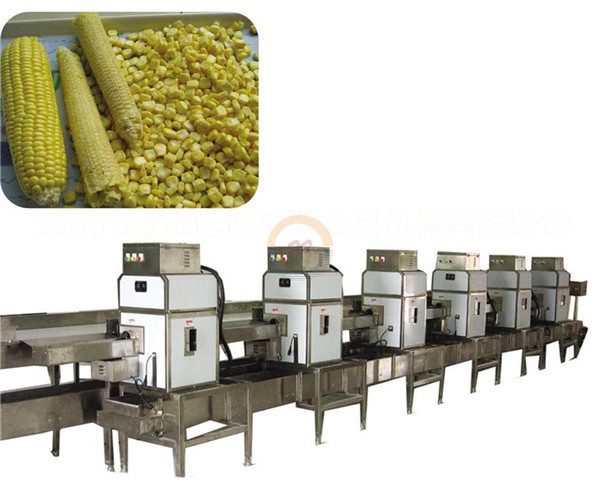 Automatic sweet corn shelling threshing seed removing machine ...