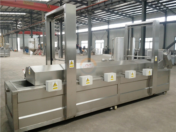 Automatic continuous frying machine fruit vegetable food potato ...