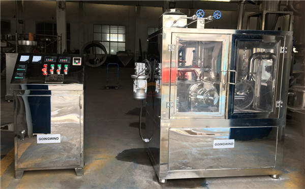 Automatic cryogenic grinding machine spice coffee bean wheat grass ...