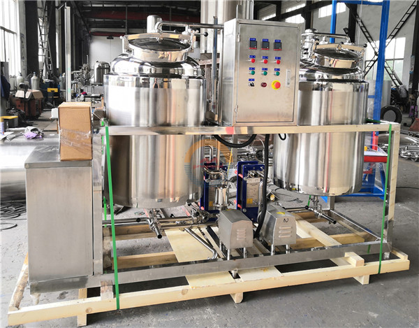 Automatic milk batch pasteurizer machine 50l 100l 150l 200l 300l small scale dairy yogurt juice ...