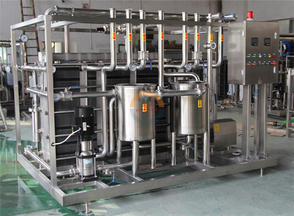 Automatic plate pasteurizer pasteurization machine small scale milk fruit juice ice cream yogurt ...