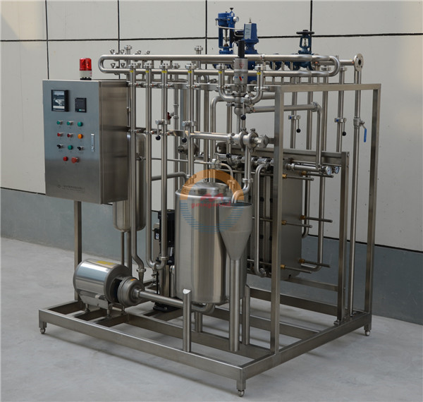Automatic Plate Pasteurizer Pasteurization Machine Small Scale Milk Fruit Juice Ice Cream Yogurt