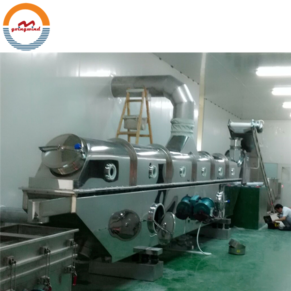Automatic vibrating fluid bed drying machine industrial sea salt sugar ...