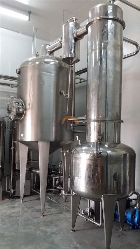 Automatic vacuum falling film evaporator concentrator milk fruit juice orange concentrate honey ...