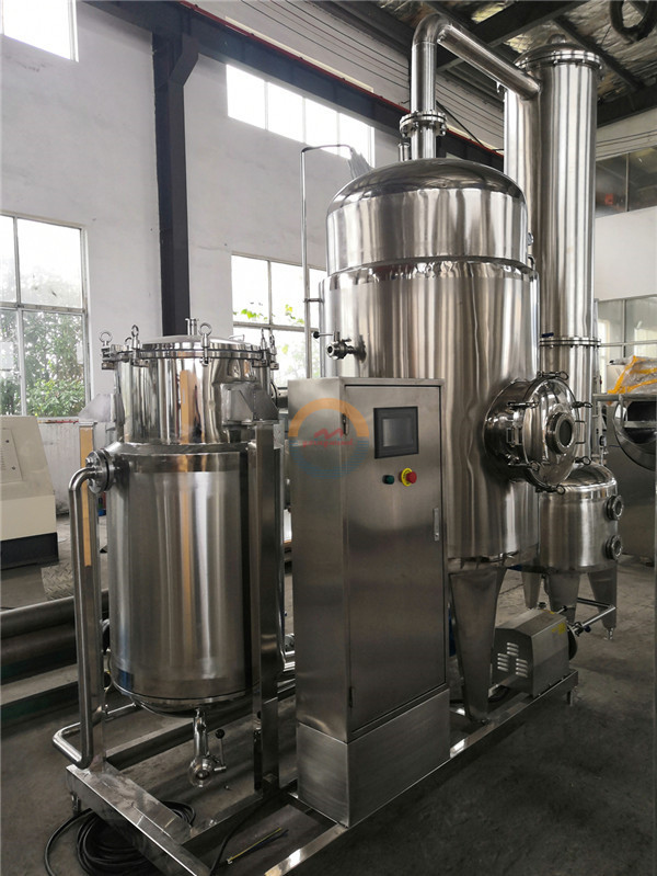 Automatic vacuum falling film evaporator concentrator milk fruit juice orange concentrate honey ...