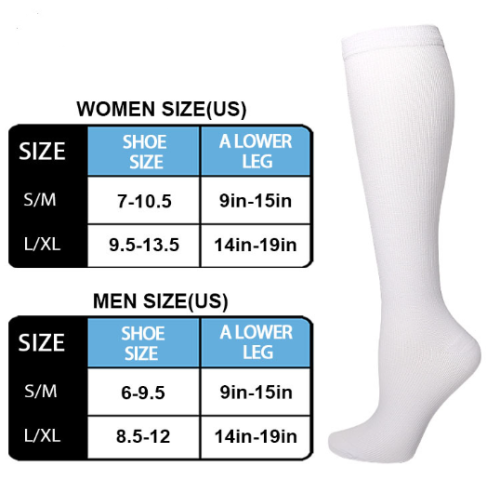 20-30mmhg copper compression medical men women socks nylon Athletic ...