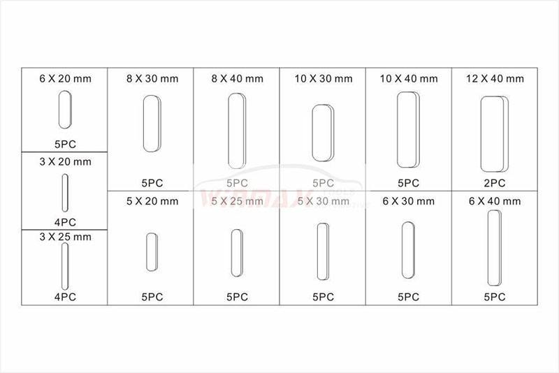 Winmax/Feather Key Assortment* 60 Piece