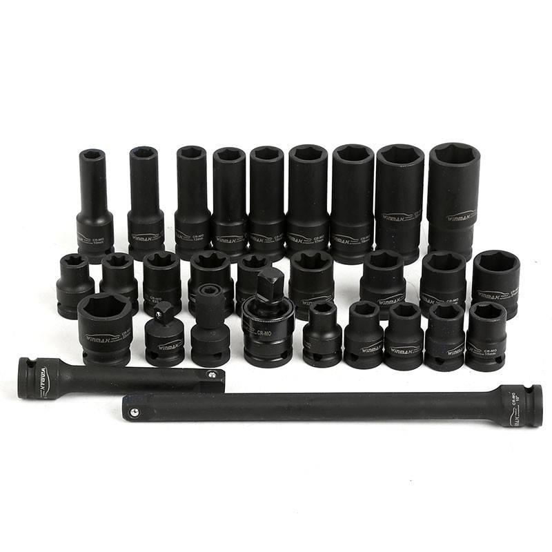 Winmax/29pcs 1/2"DR Impact Socket Set