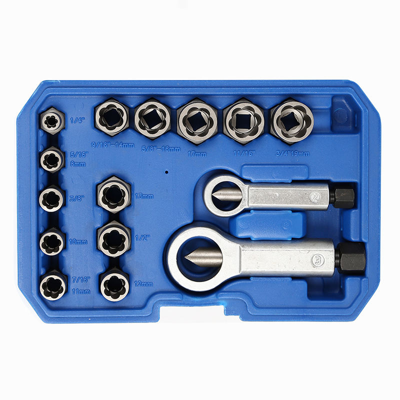 Winmax/26pcs Damaged and Stripped Screw Extractor Set