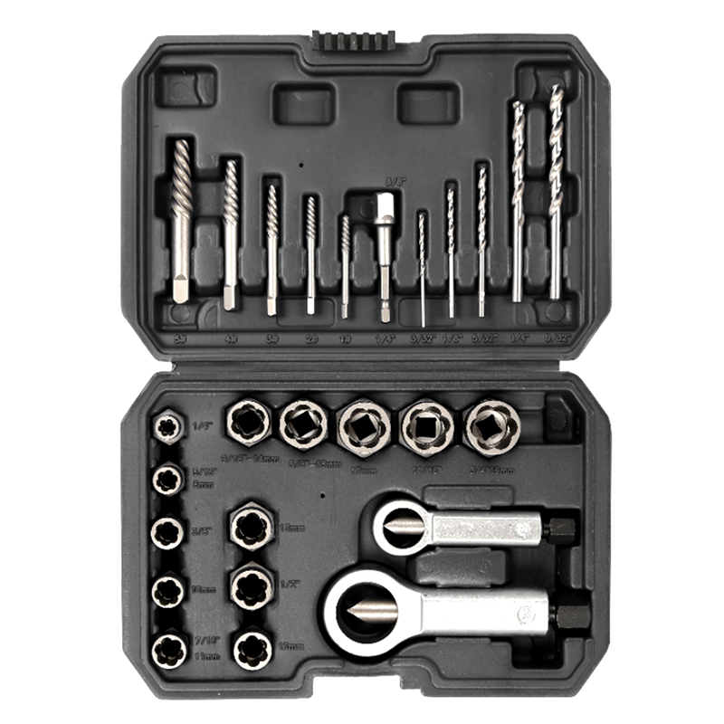Winmax/26pcs Damaged and Stripped Screw Extractor Set