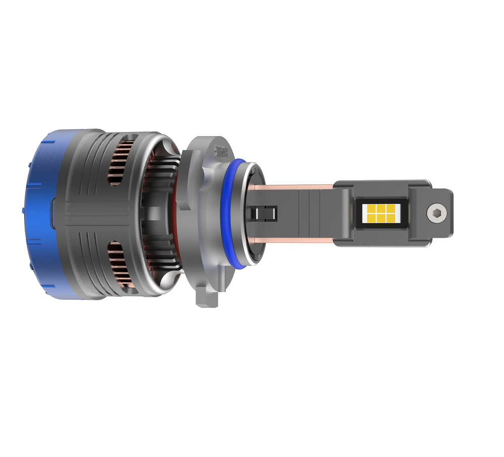 Multi-Model Universal Built-in Heat Sink 50V 55W LED Light Bulb for Car