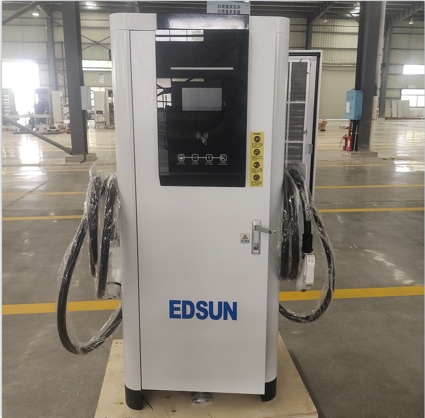 DC Fast EV Charging Station Electric Car Charging Unit High-power DC Ground-mounted 120kw EV ...