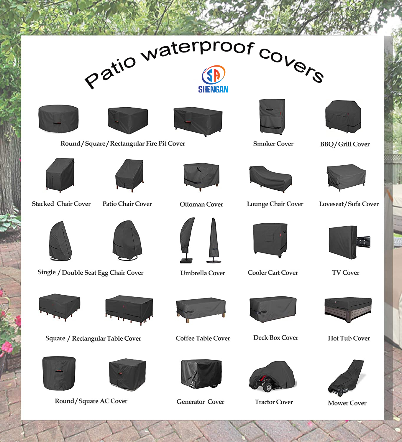 heavy duty garden furniture covers