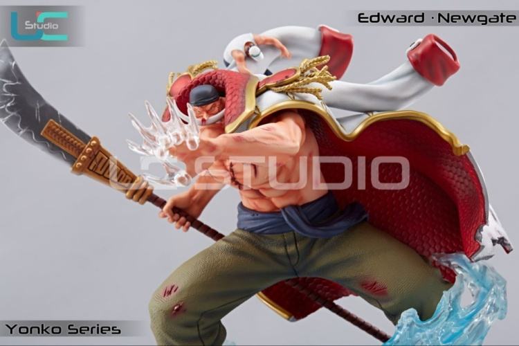 IN-STOCK UCS-Studios ONE PIECE Edward Newgate/Whitebeard statue