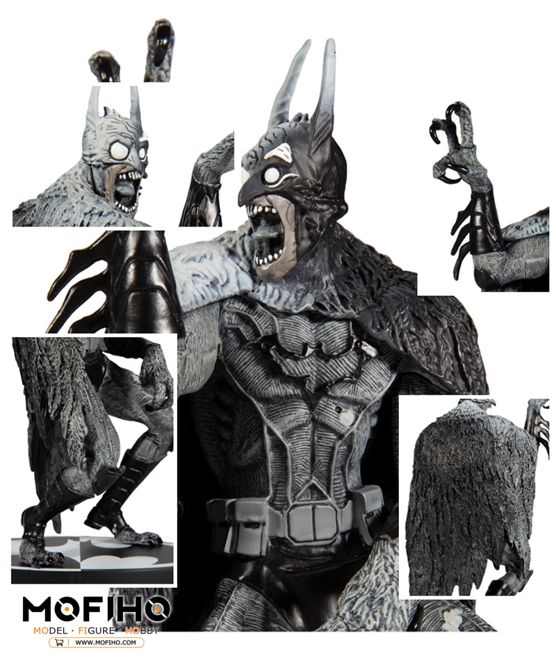 McFarlane Toys BATMONSTER BY GREG CAPULLO Statue DC Direct 8IN 8" Black ...