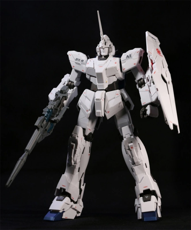 DABAN 6637 Unicorn Gundam OVA Red And Green Psycho Frame 1/100 MG RX-0 ...