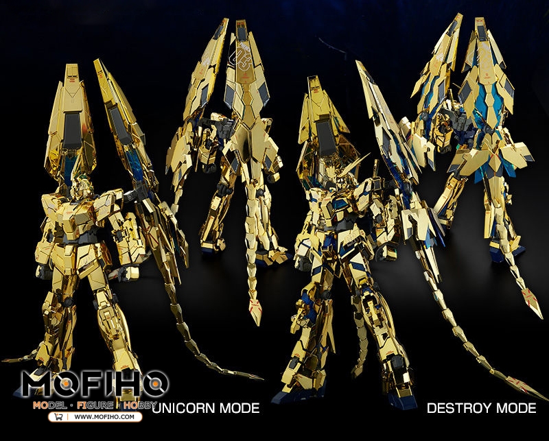 DABAN 6642S Phenex SPECIAL COATING Unicorn Gundam 03 1/100 MG RX-0 Gundam