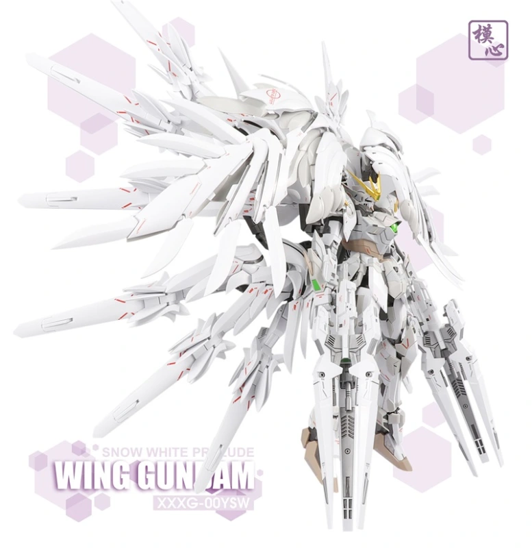 SUPERNOVA Snow White Prelude Wing Gundam Zero 1/100 MG XXXG-00YSW MOXIN ...