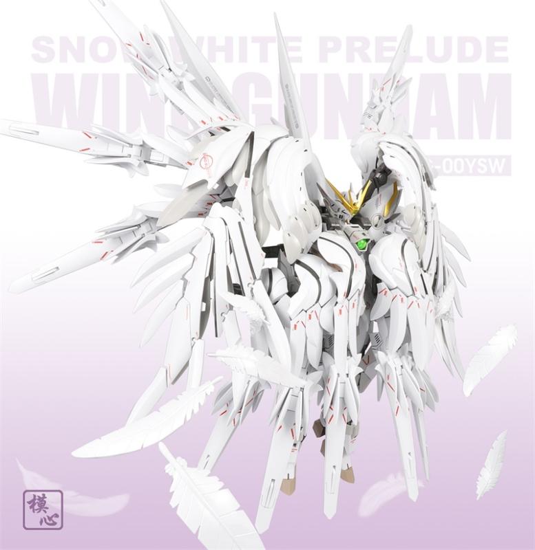 SUPERNOVA Snow White Prelude Wing Gundam Zero 1/100 MG XXXG-00YSW MOXIN ...