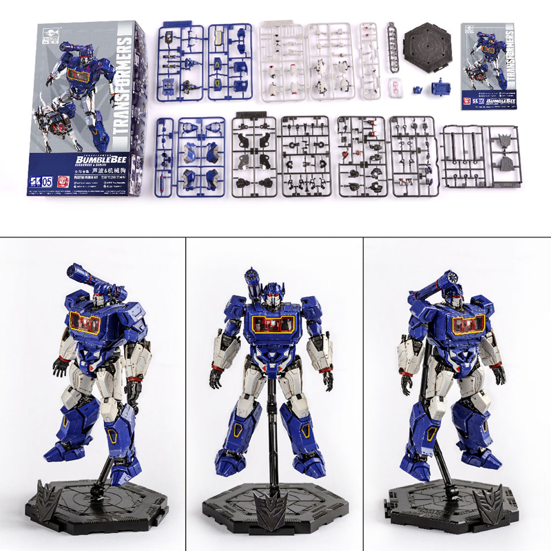 TRUMPETER 05 Soundwave & Ravage Assembly Model