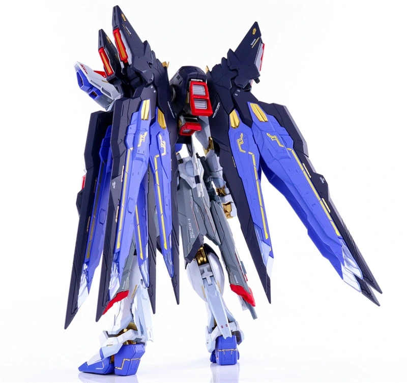 MC STRIKE FREEDOM GUNDAM SOUL BLUE Ver. With WINGS OF LIGHT 1/100 ZGMF-X20A