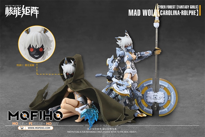 NUKE MATRIX CF06 MAD WOLF CAROLINA ROLPHE Cyber Forest Fantasy Girls