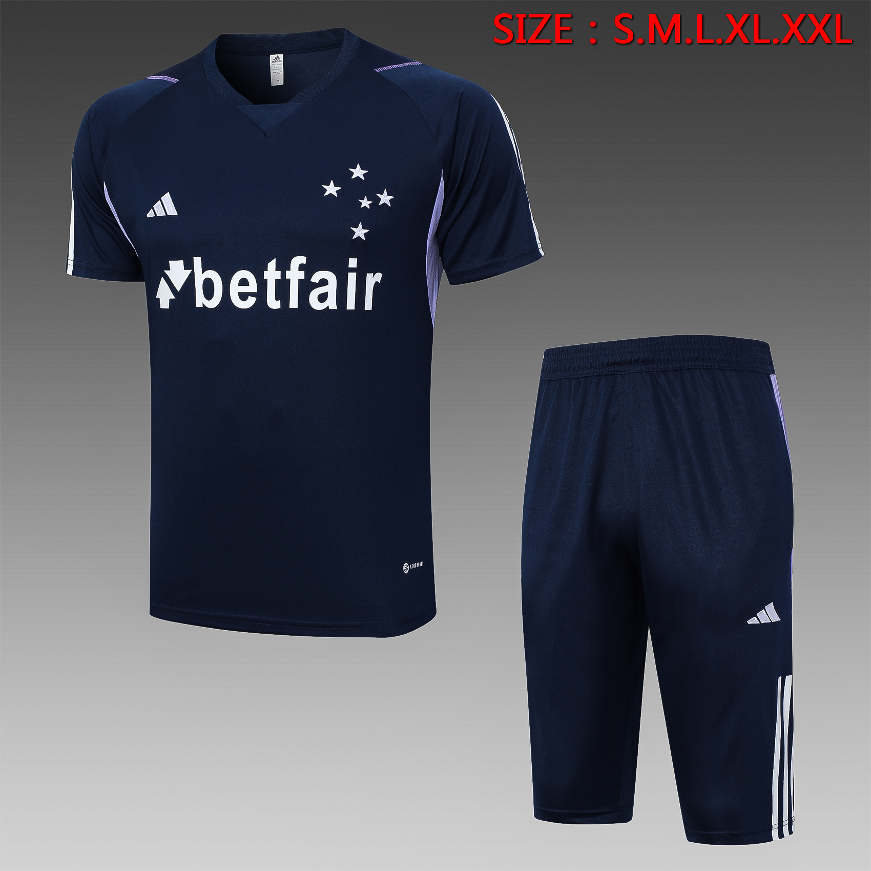 Tracksuit - Cruzeiro / 2023-24 / short sleeve / sapphire blue