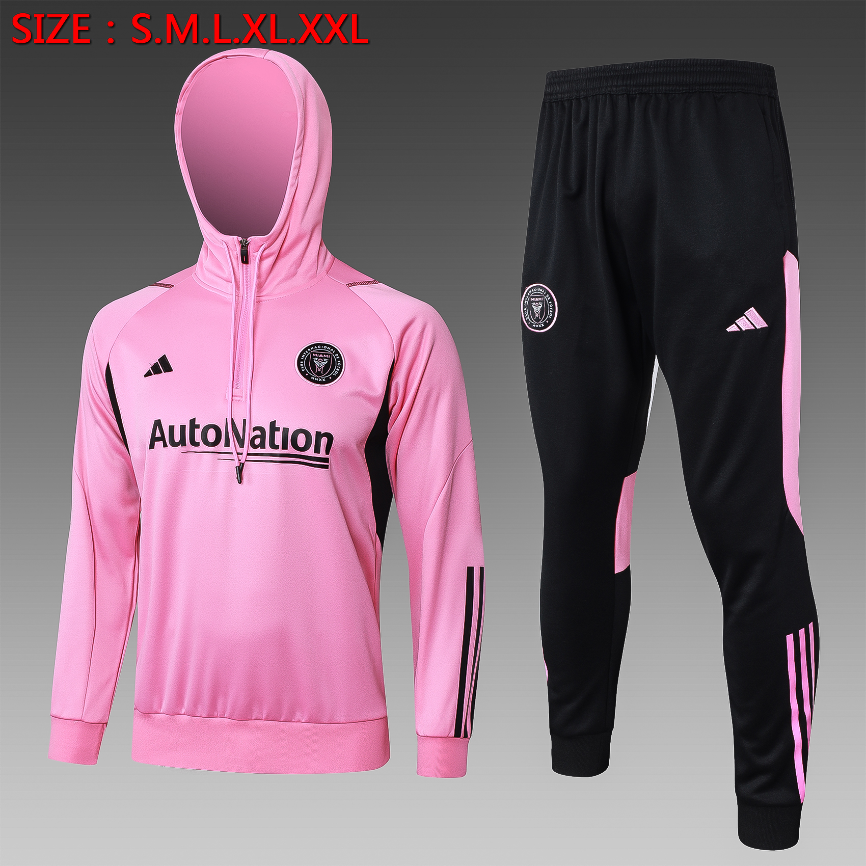 Tracksuit- Inter Miami / 2023-24 / Hoodie / pink