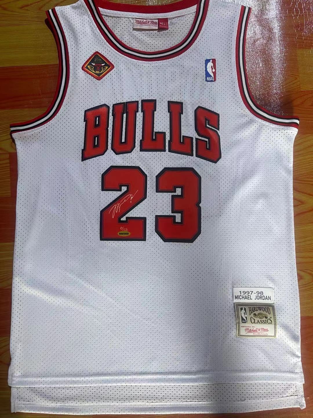 Chicago Bulls #23 JORDAN / white【Embroidery】