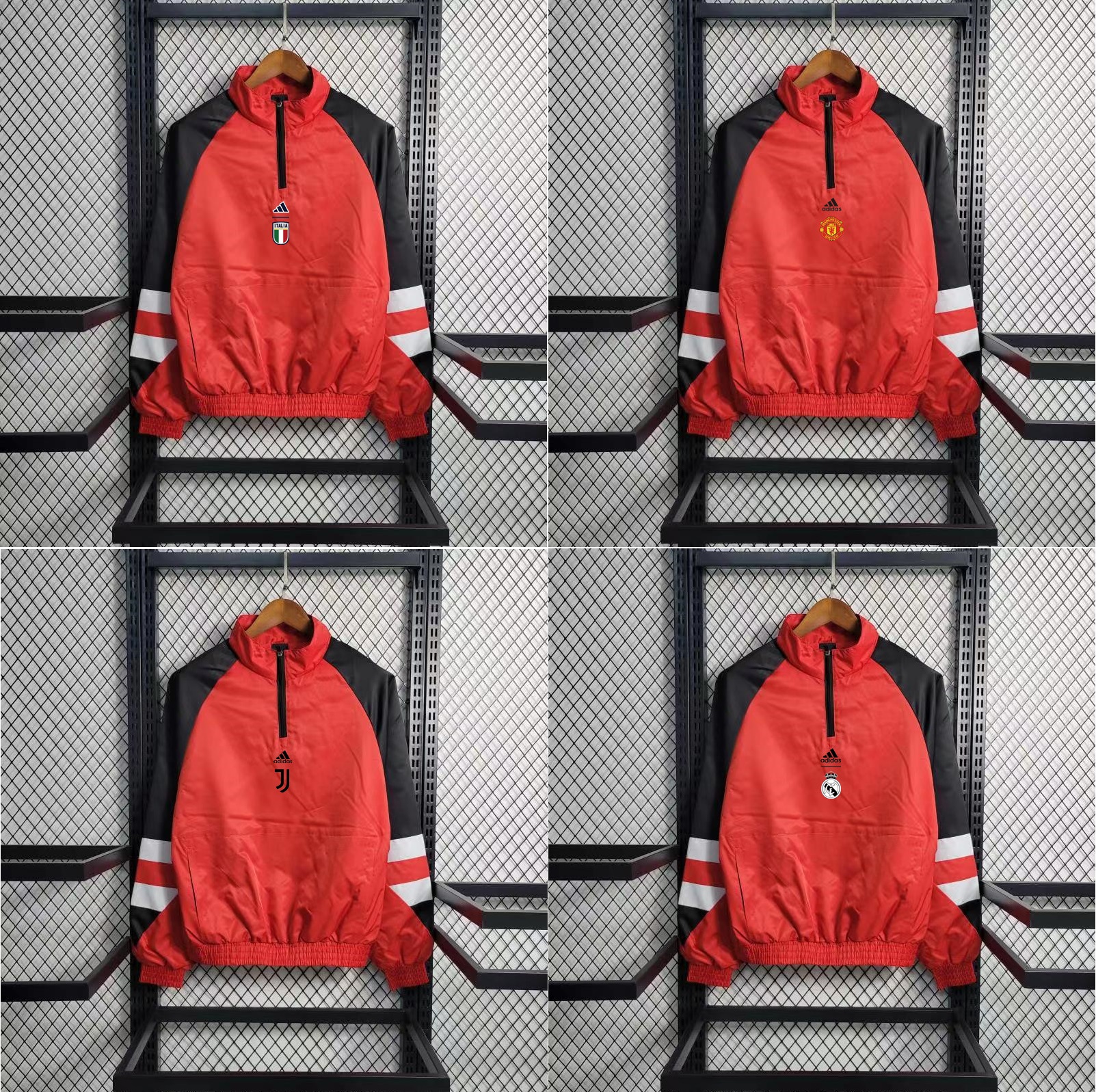 Windbreak- 2023 / half zipper / red