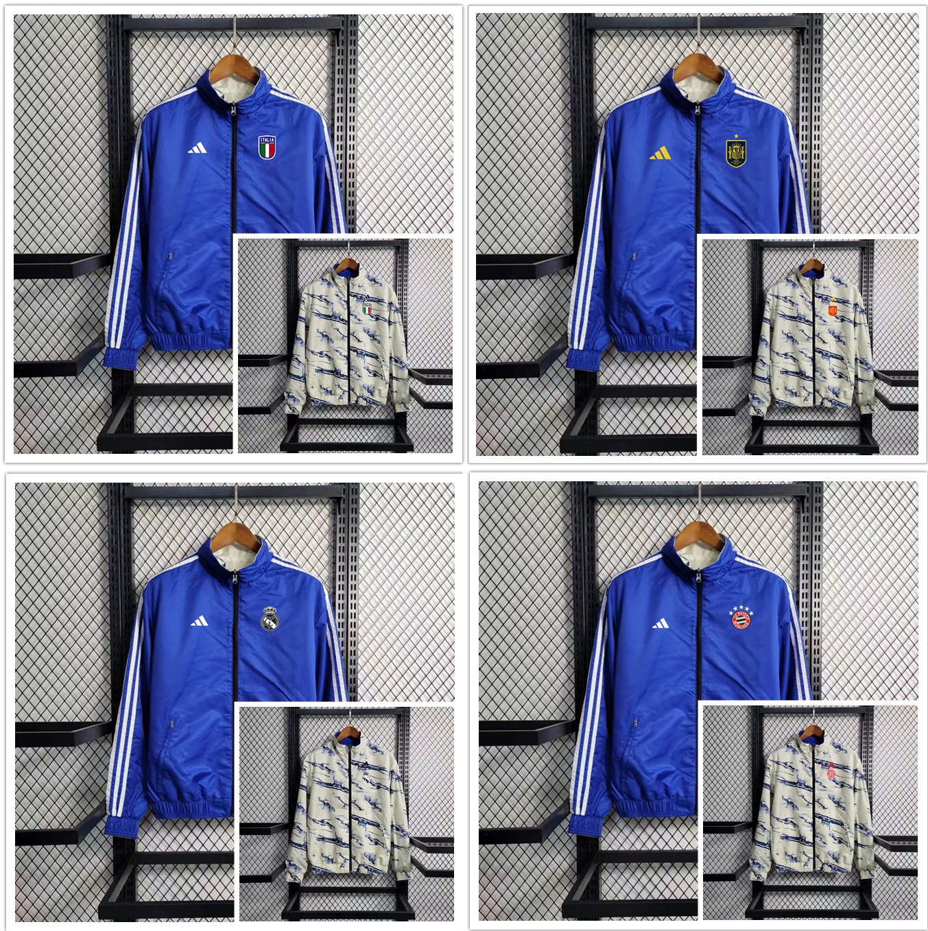 Windbreak- 2023 / long zipper / blue
