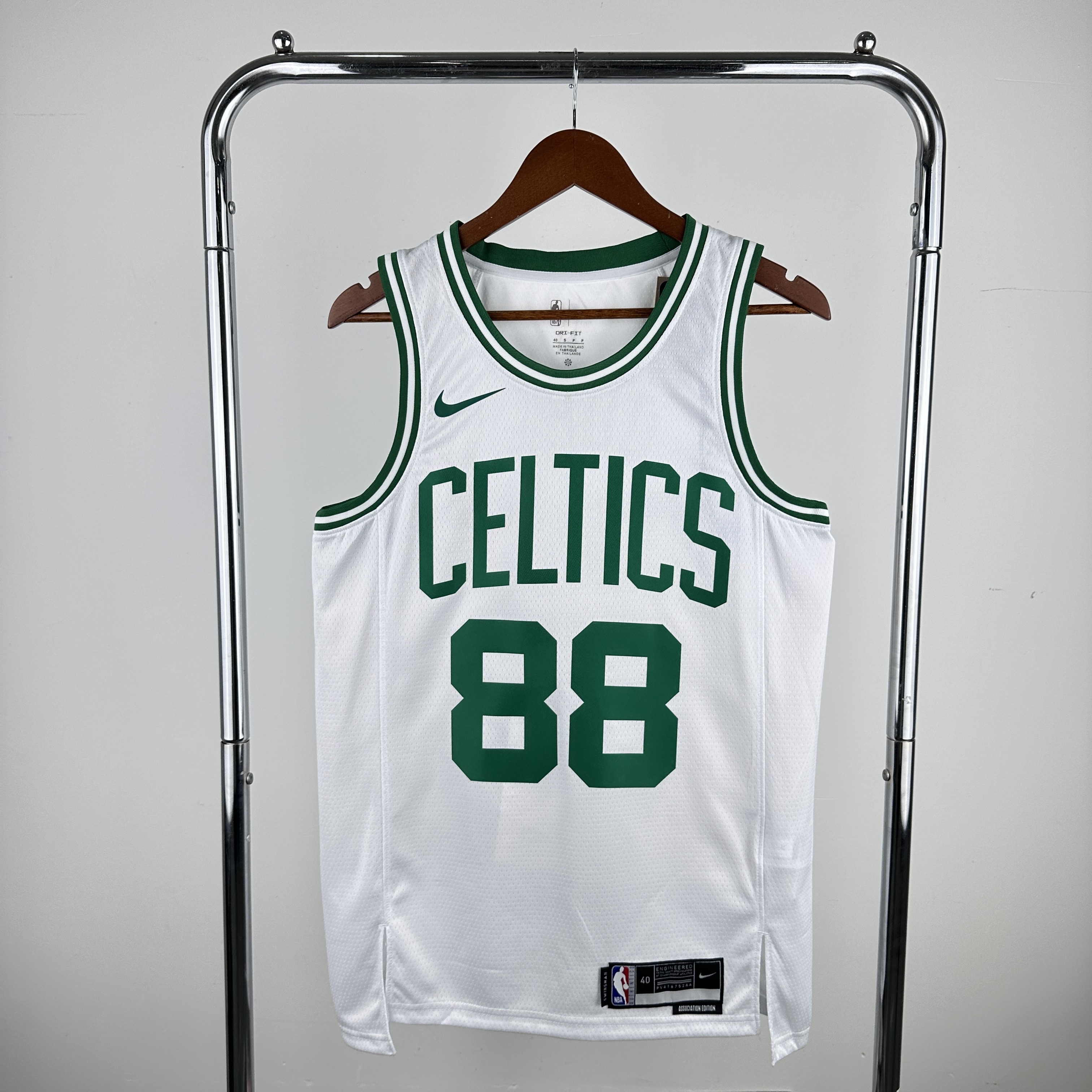 Boston Celtics home #88 QUETA / white【Hot Stamping】,NBA