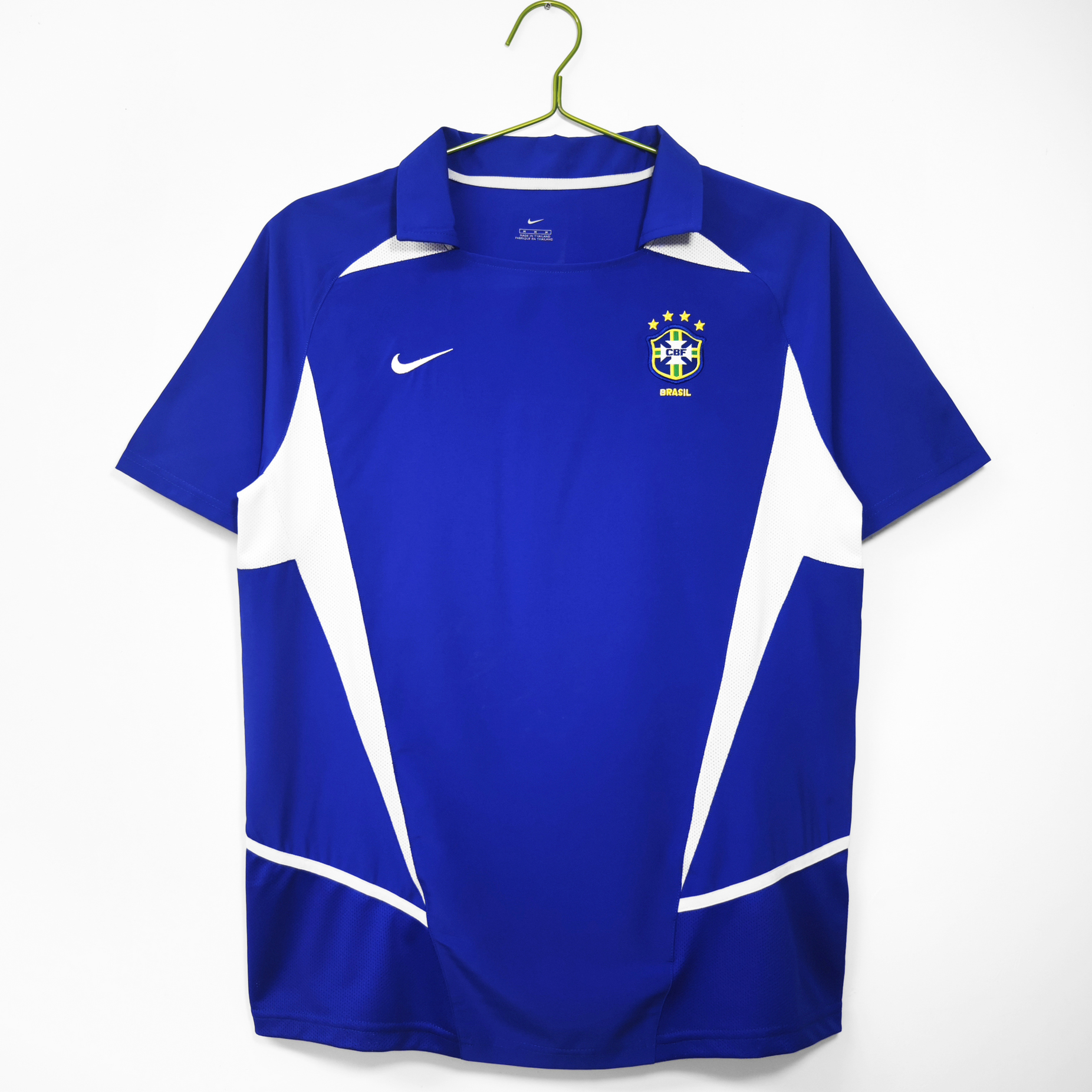 Retro 2002 Brazil away blue