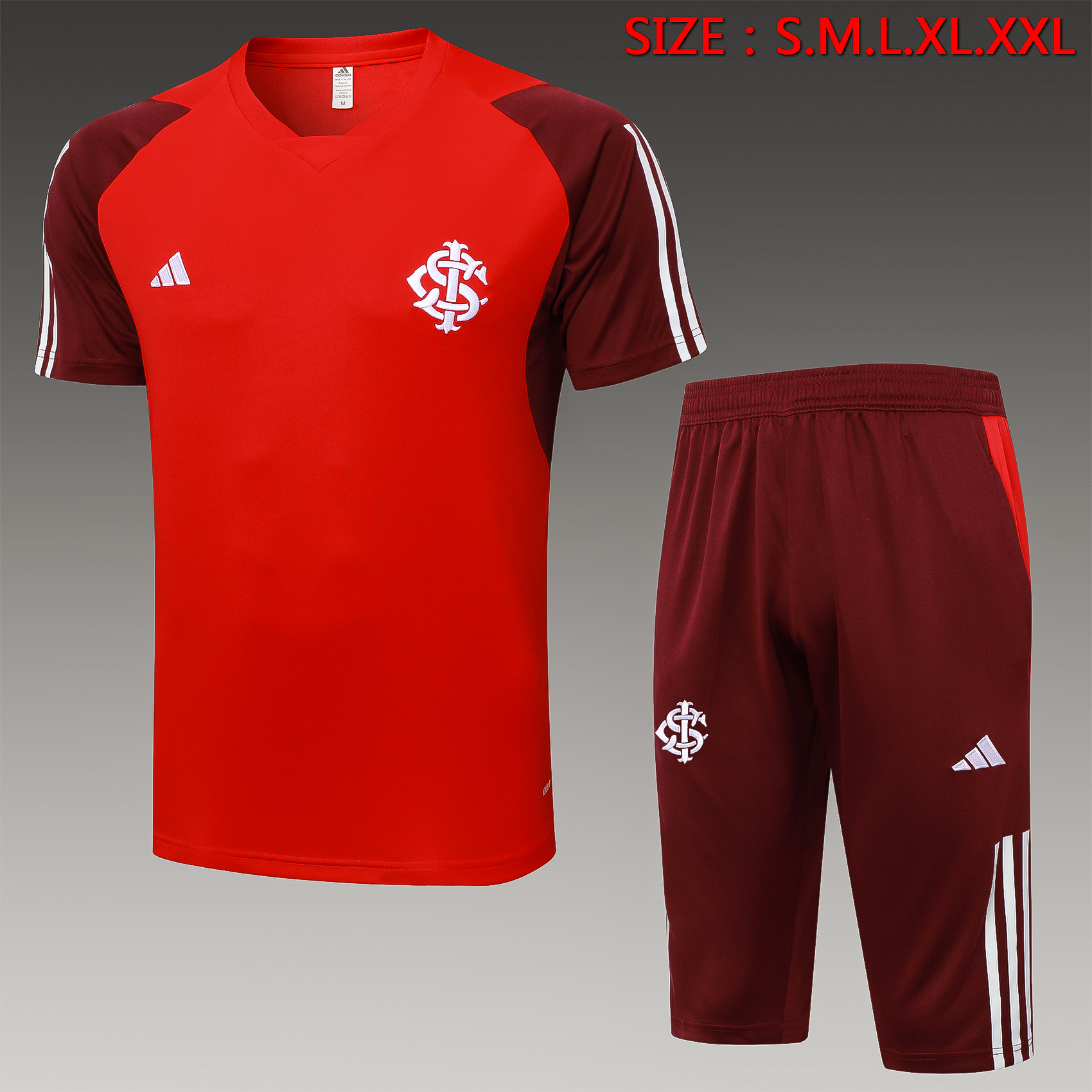 Tracksuit - SC Internacional / 2023-24 / short sleeve / red,Short sleeve