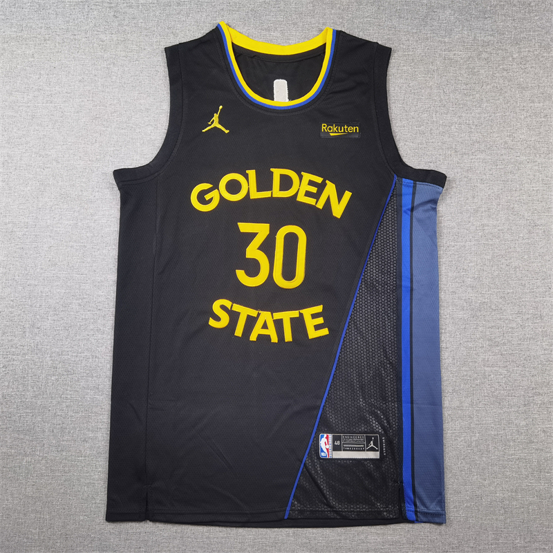Golden State Warriors #30 CURRY / 2025 / black【Embroidery】,NBA