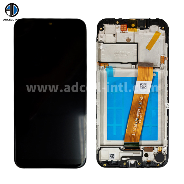 Lcd para Samsung A01 Con Marco Original Negro,Pantallas para Samsung