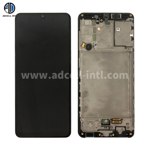 Lcd for Samsung A31 With Frame Original Black,Screens for Samsung