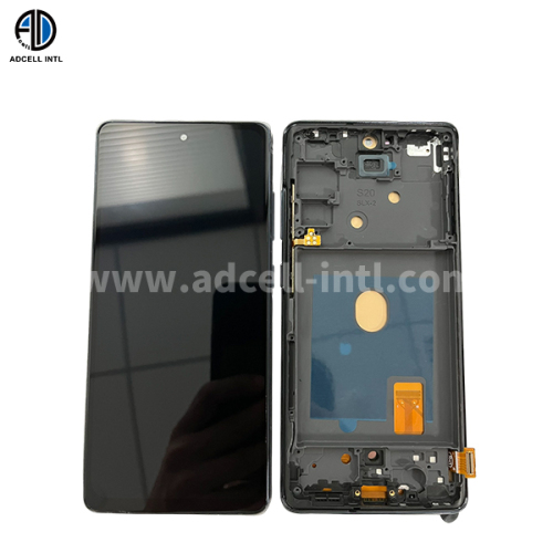 Lcd for Samsung S20FE With Frame OLED Black,Screens for Samsung